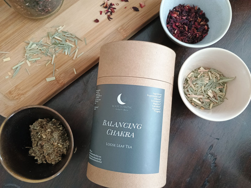 Balancing Chakra Tea Blend – Root to Bone Herbal Wellness™