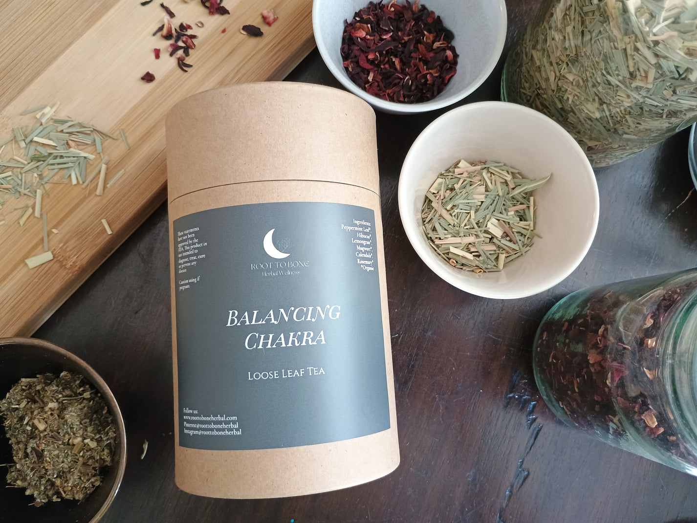 Balancing Chakra Tea Blend – Root to Bone Herbal Wellness™